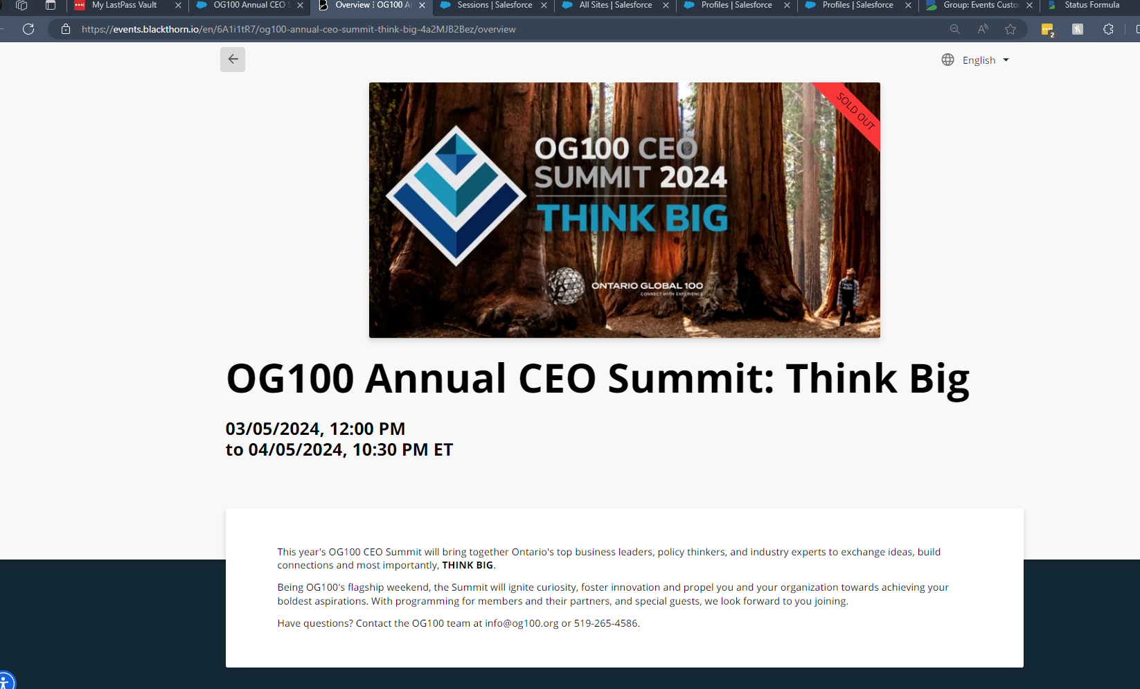 Group: Events Customers